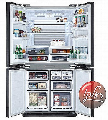 מקרר ‏4 דלתות ‏615 ‏ליטר שארפ Sharp SJ8620 שחור | מקררים 4 דלתות | מקררים | אלקטריק סייל