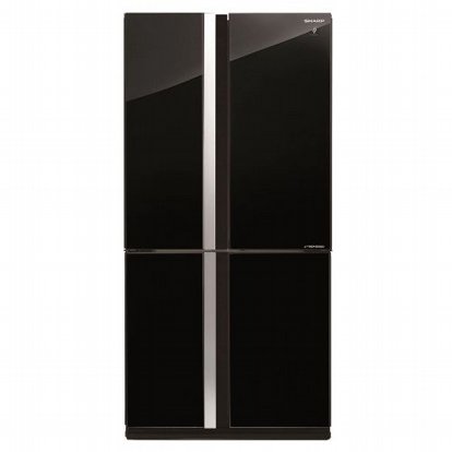 מקרר 4 דלתות 608 ליטר Sharp שארפ SJ-FS87V זכוכית שחורה | מקררים 4 דלתות | מקררים | אלקטריק סייל