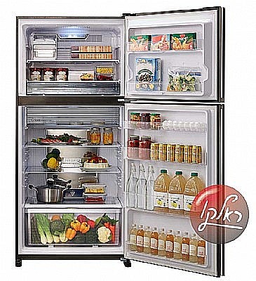 מקרר מקפיא עליון דלת זכוכית 558 ליטר שארפ Sharp Sj4355SL/W/BK | מקררים מקפיא עליון | מקררים ...